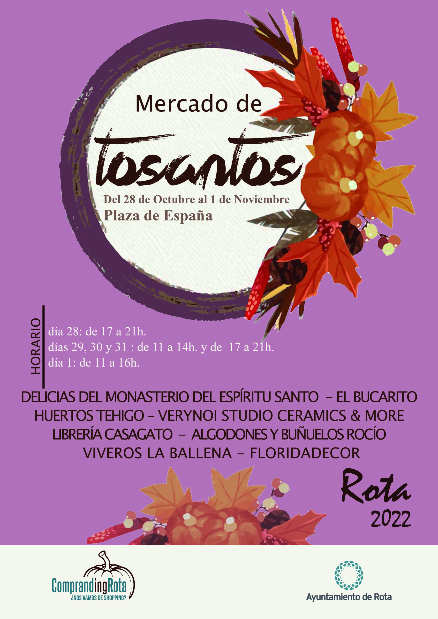 Rota celebra su tradicional Mercado de Tosantos y la III Ruta de Guisos ...